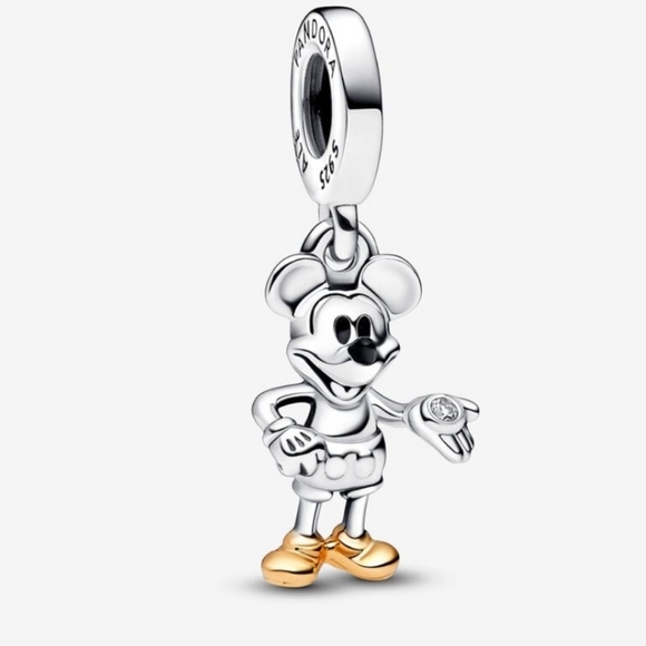Jewelry | New Disney 10th Anniversary Mickey Mouse 925 Pandora Charm ...